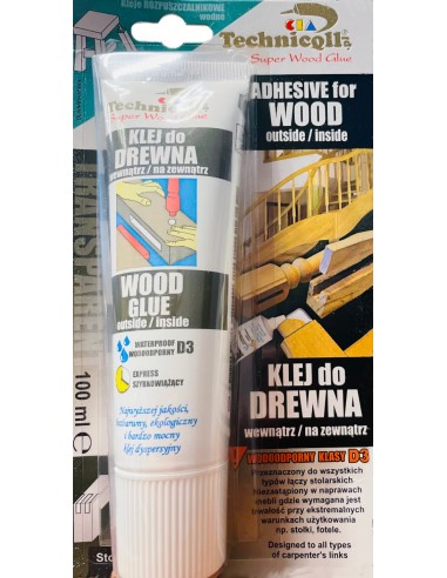 Kup Klej do drewna 100ml stolarski wodoodporny Techniqll R-426 na arena ...