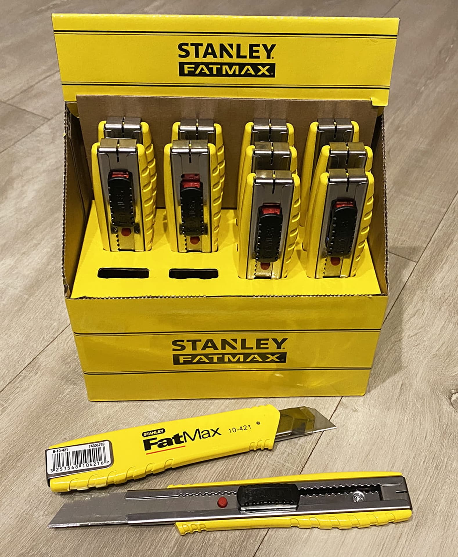 Nóż Stanley Fatmax aluminium, inox, dodatkowa blokada - Arena.pl