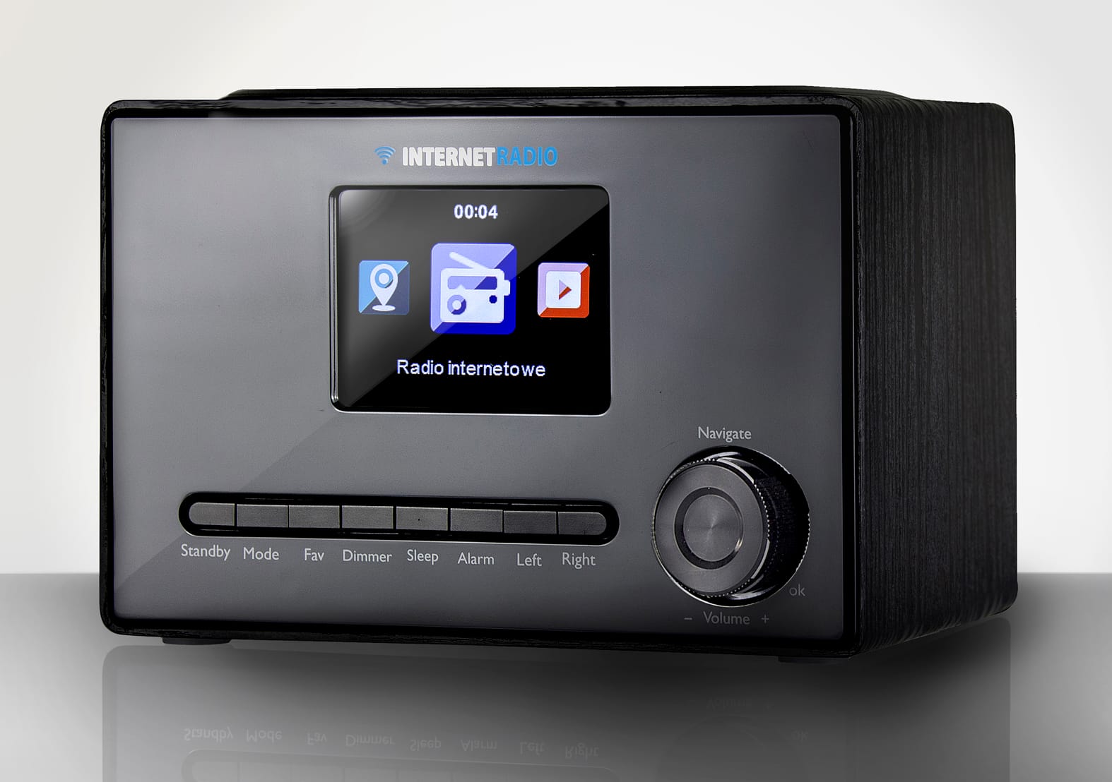 Radio internetowe Art 3.2" LCD (Wifi1001, czarny) - Arena.pl