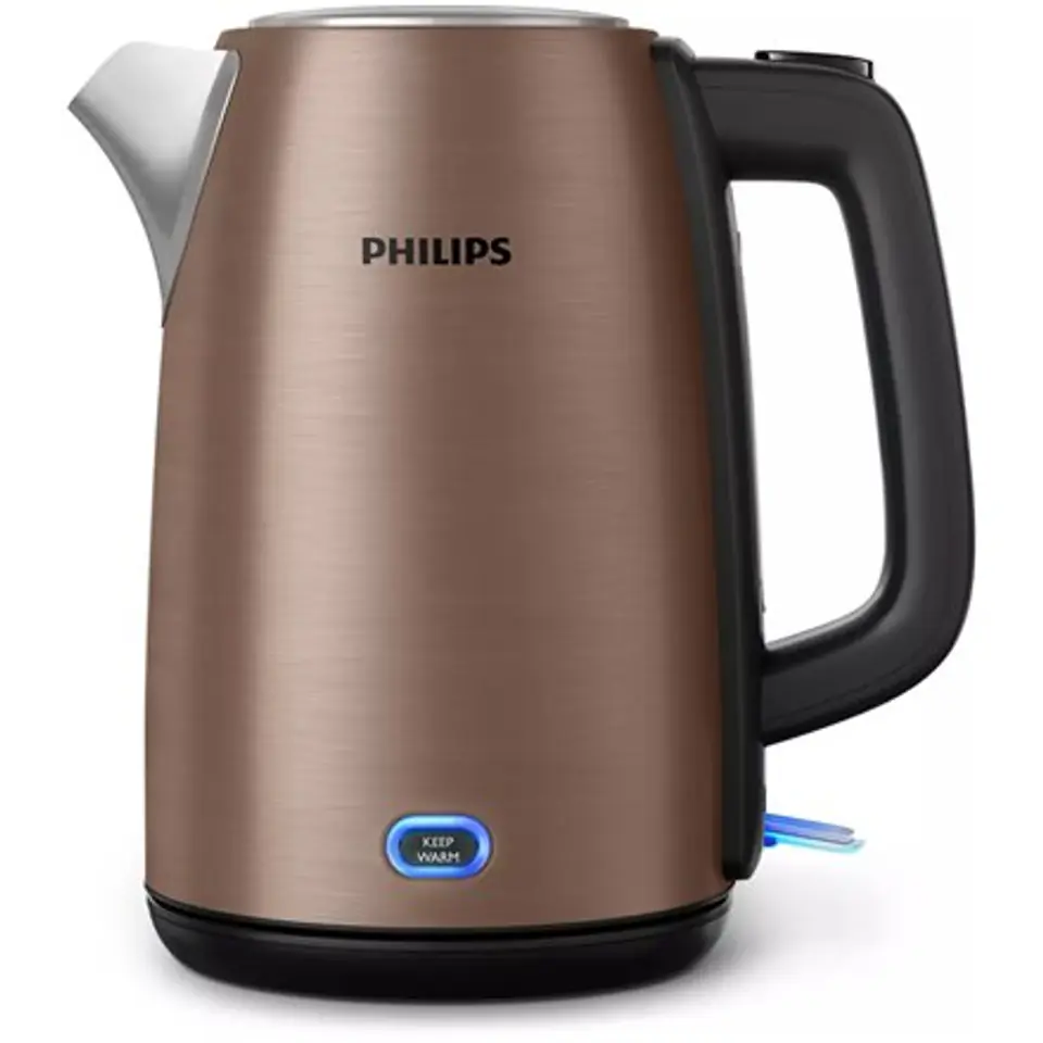 Philips Viva Collection HD9355 92 electric kettle 1.7 L 2060 W Black Copper Wasserman.eu