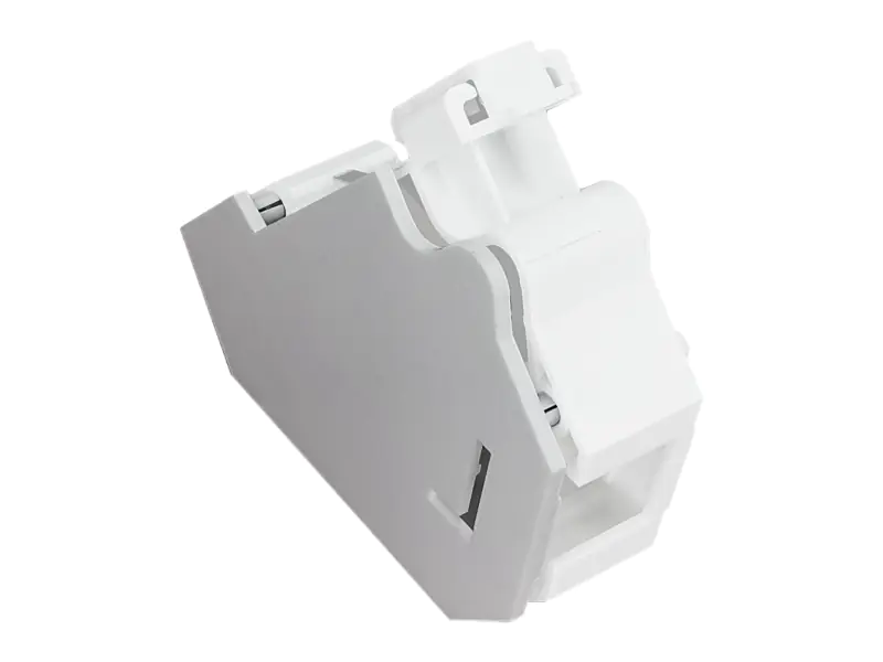 DIN rail adapter TH35) for RJ45, RJ12 keystone with grounding ALANTEC ...
