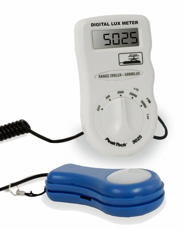 Light Meter Lux meter PeakTech 5025 | Wasserman.eu