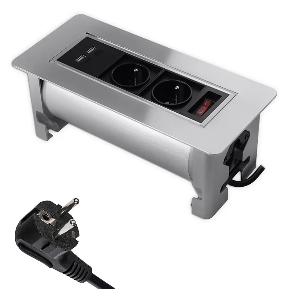 Rotary table top socket Spacetronik SPS-O24S | Wasserman.eu