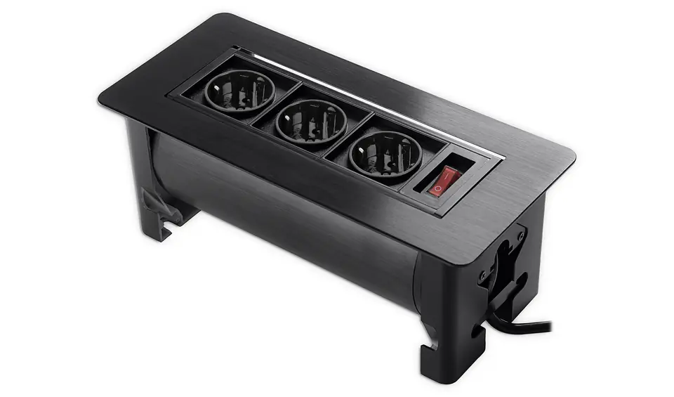 Rotary table top socket Spacetronik SPS-O33B V2 | Wasserman.eu