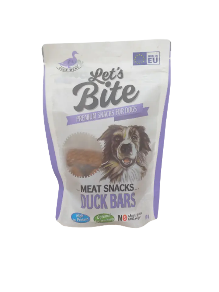 Let's Bite Meat Snack Duck Bars 80g | Wasserman.eu