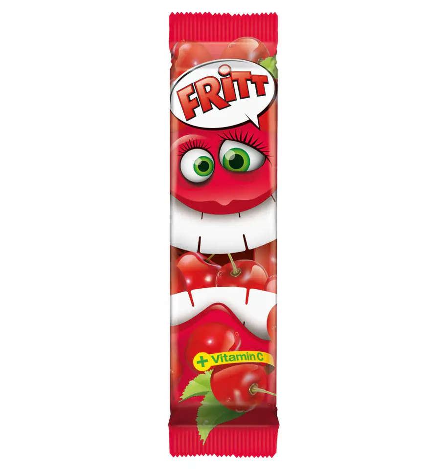 Fritt Cherry Soluble Chewing Gum 70 g | Wasserman.eu