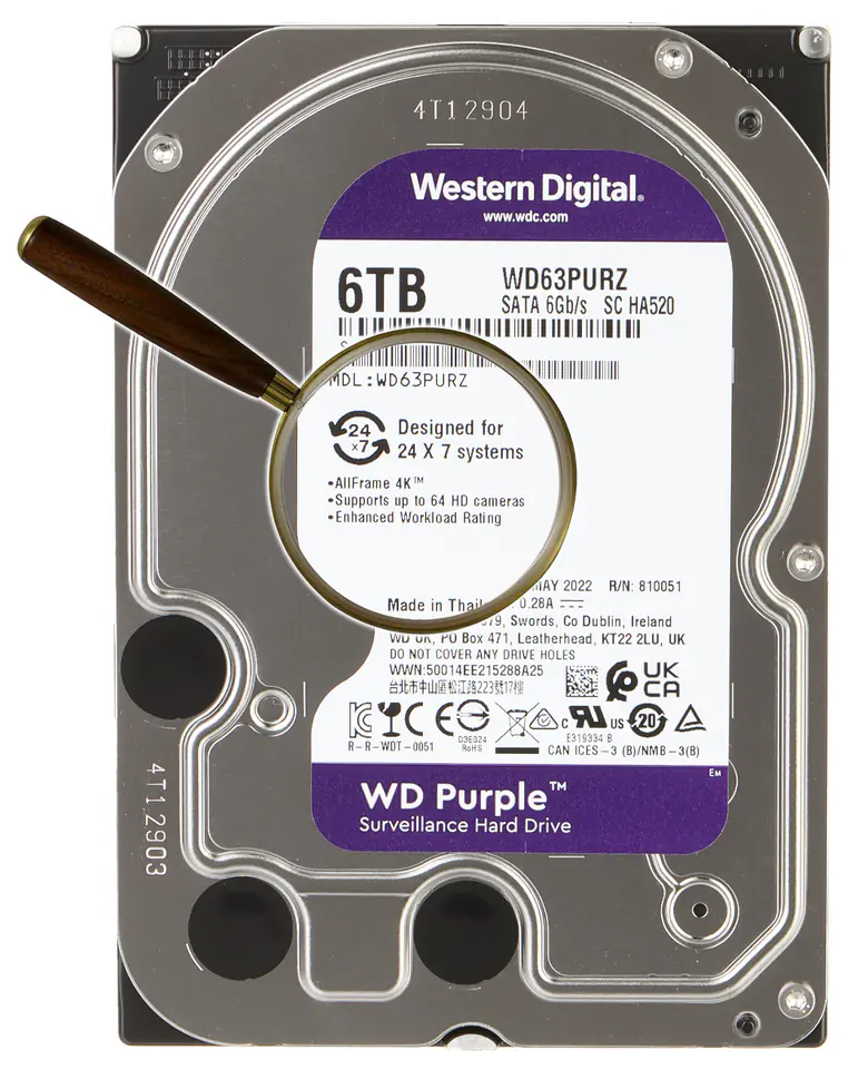 DYSK DO REJESTRATORA HDD-WD63PURZ 6TB 24/7 WESTERN DIGITAL | Wasserman.eu DYSK DO REJESTRATORA HDD-WD63PURZ 6TB 24/7 WESTERN DIGITAL | Wasserman.eu
