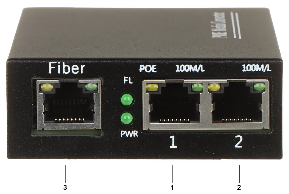 POE SWITCH SPS-2P/1 3-PORT | Wasserman.eu
