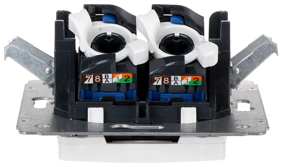 CARIVA Computer socket double RJ45 cat.6 UTP white 773642 | Wasserman.eu