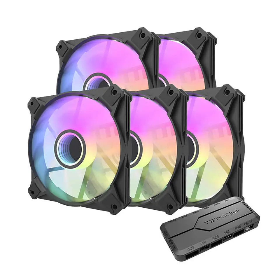 ARGB Fan Kit for Darkflash INF8 5in1 120x120 Black | Wasserman.eu