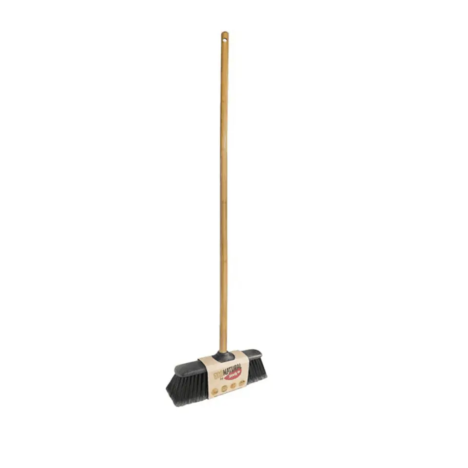 Eco broom with bamboo shank 120cm York | Wasserman.eu