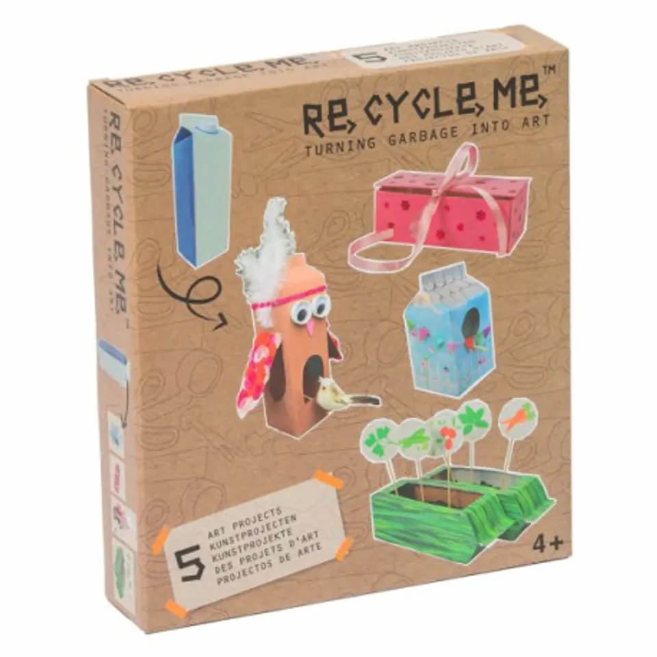 Creative set - garden - re-cycle-me - 5 toys | Wasserman.eu