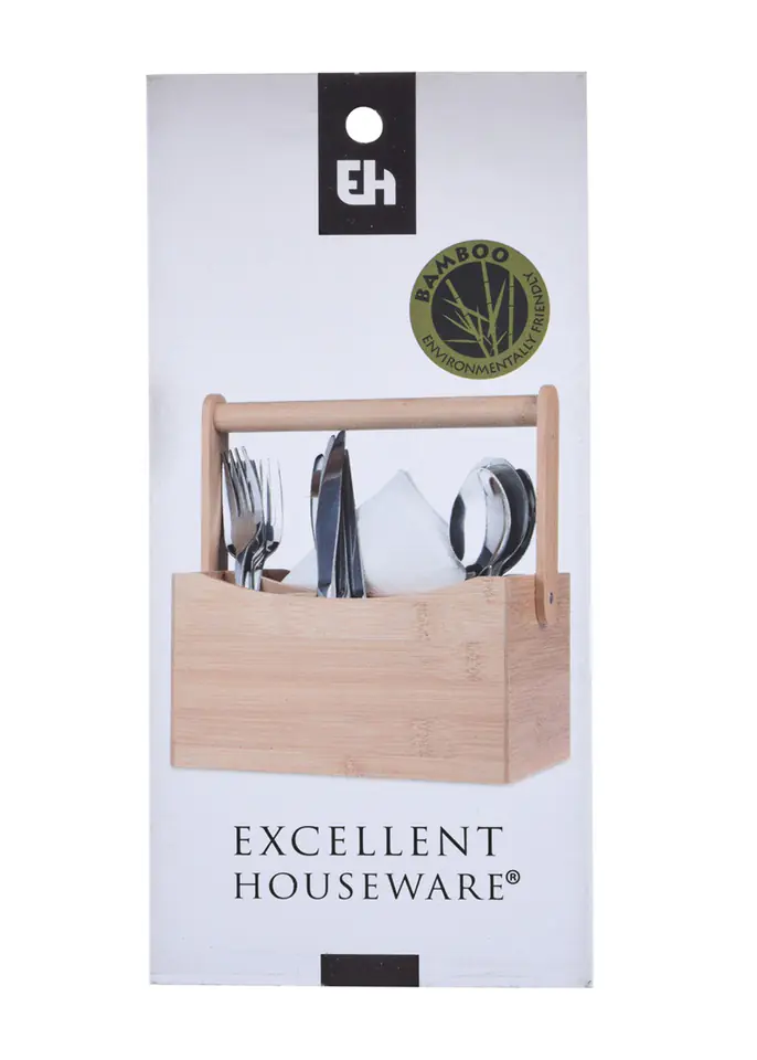 Cutlery container with bamboo handle | Wasserman.eu