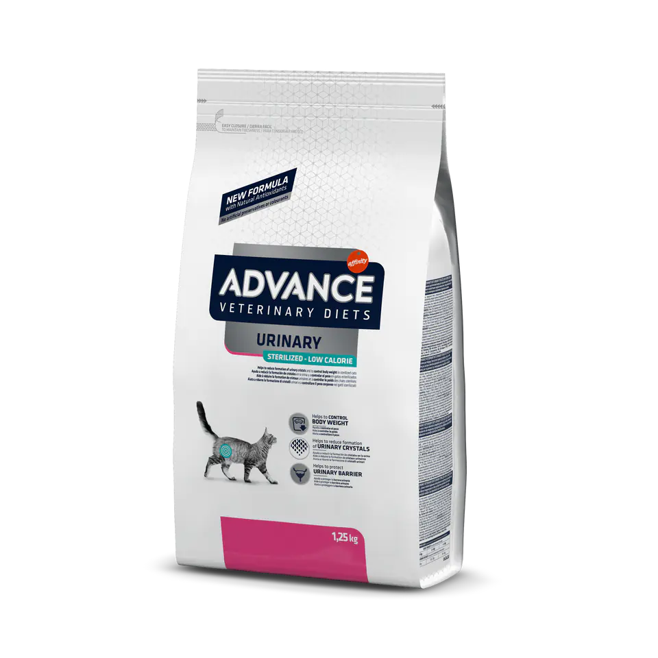 ADVANCE DIET Urinary Sterilized Low Calorie - dry food for sterilized cats 1,25kg [923984 ...