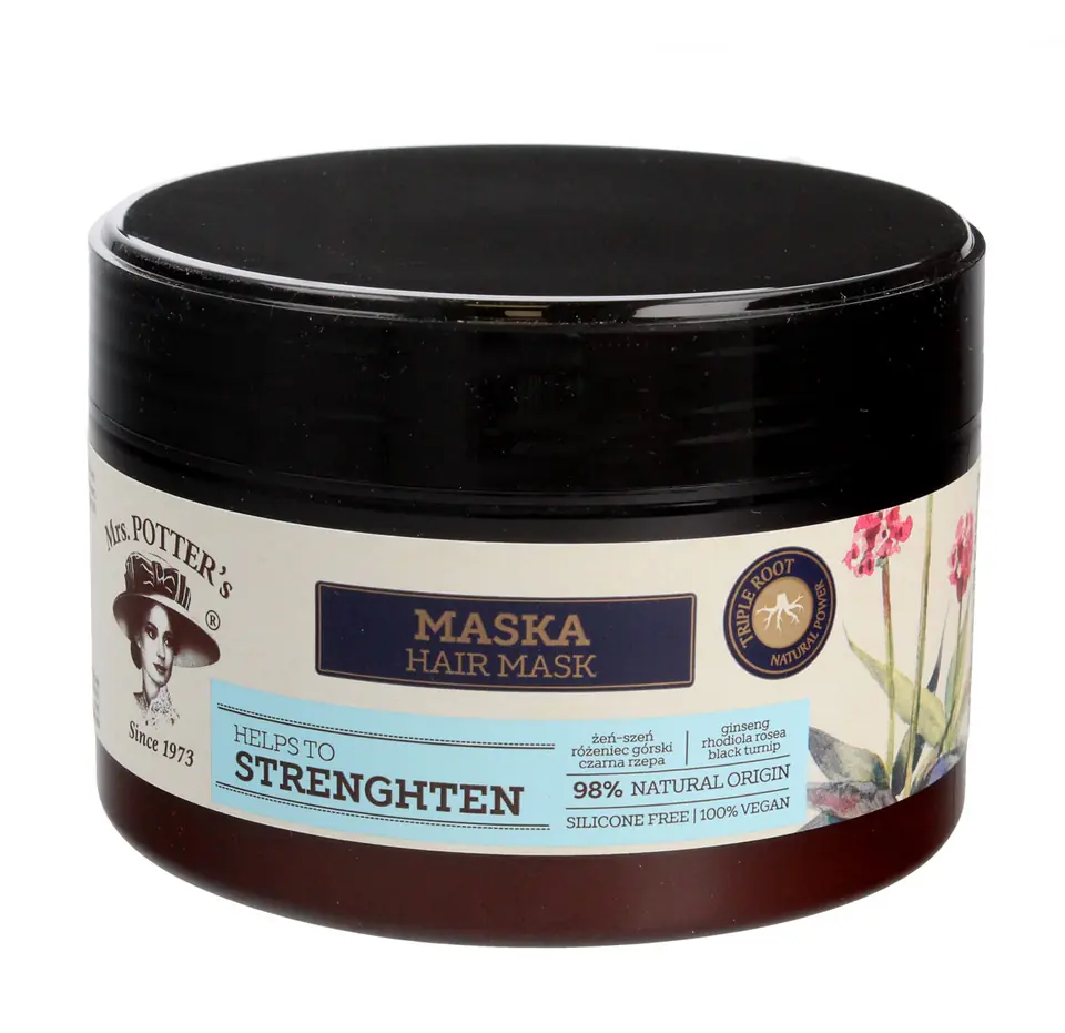Mrs Potters Triple Root Thin Hair Mask Strenghten 230ml | Wasserman.eu
