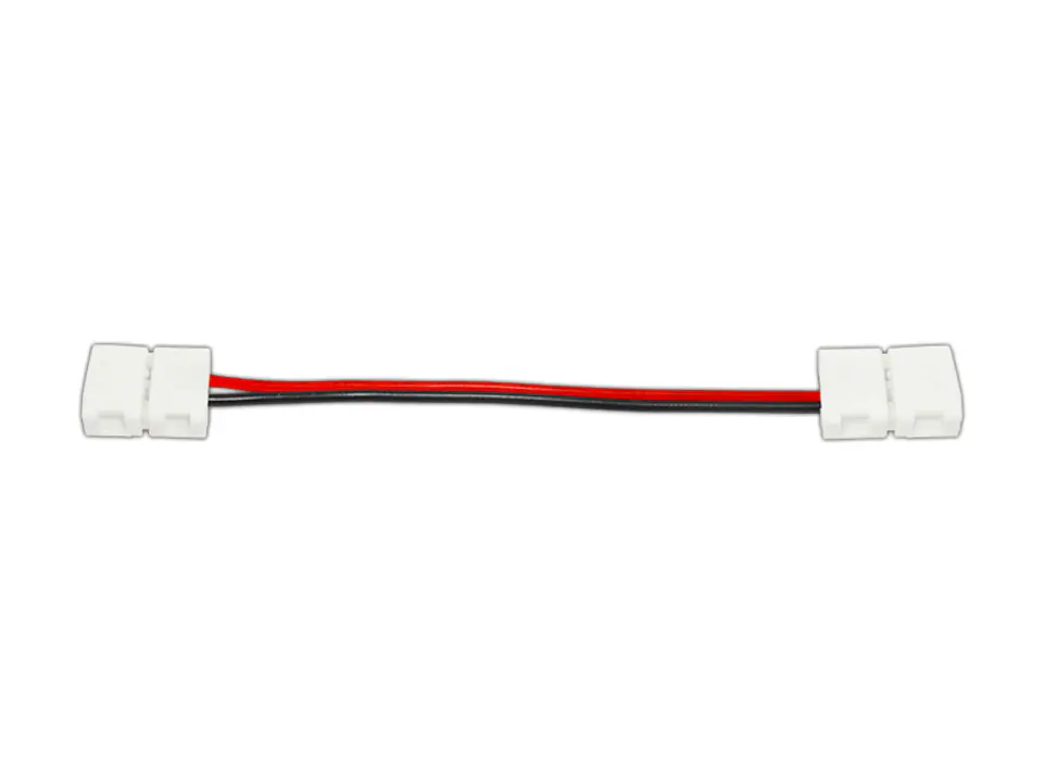 8mm LED strip connector, double-sided latch with wires. (1LM ...