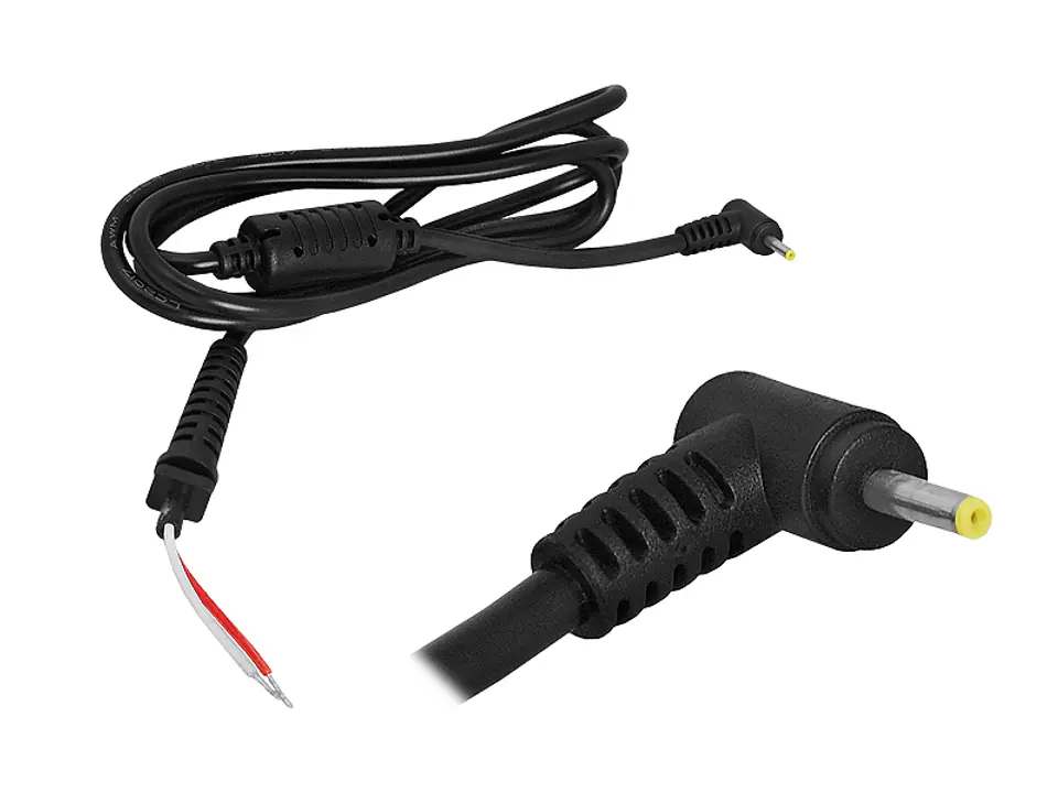 DC 2.5x0.7 plug with 1.2m cable for ASUS laptop power supply, angled ...