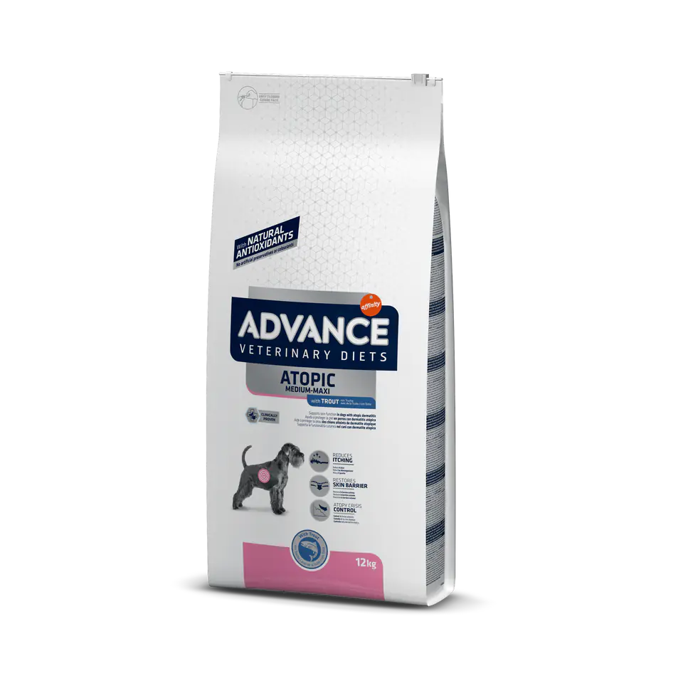 ADVANCE DIET Atopic Trout - dry food with trout for dogs 12kg [923676 ...