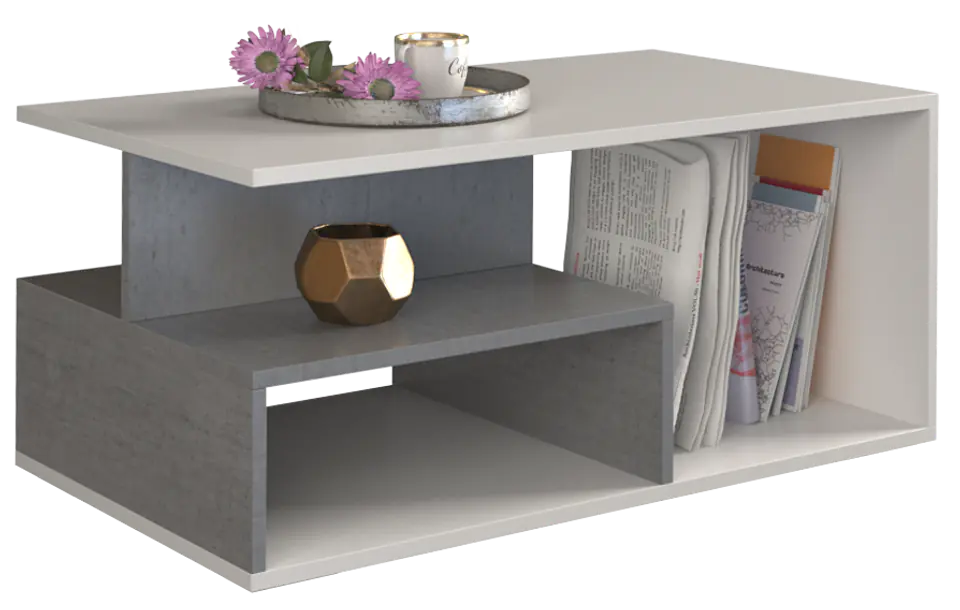 PRIMA COFFEE TABLE - CONCRETE MIX | Wasserman.eu