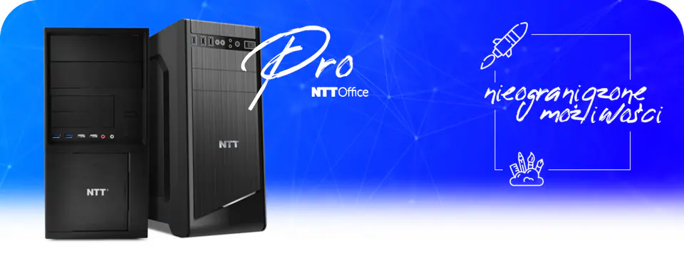 NTT OFFICE OFFICE COMPUTER - I7-10700, 16GB RAM, 512GB SSD, WIFI, W11 HOME | Wasserman.eu