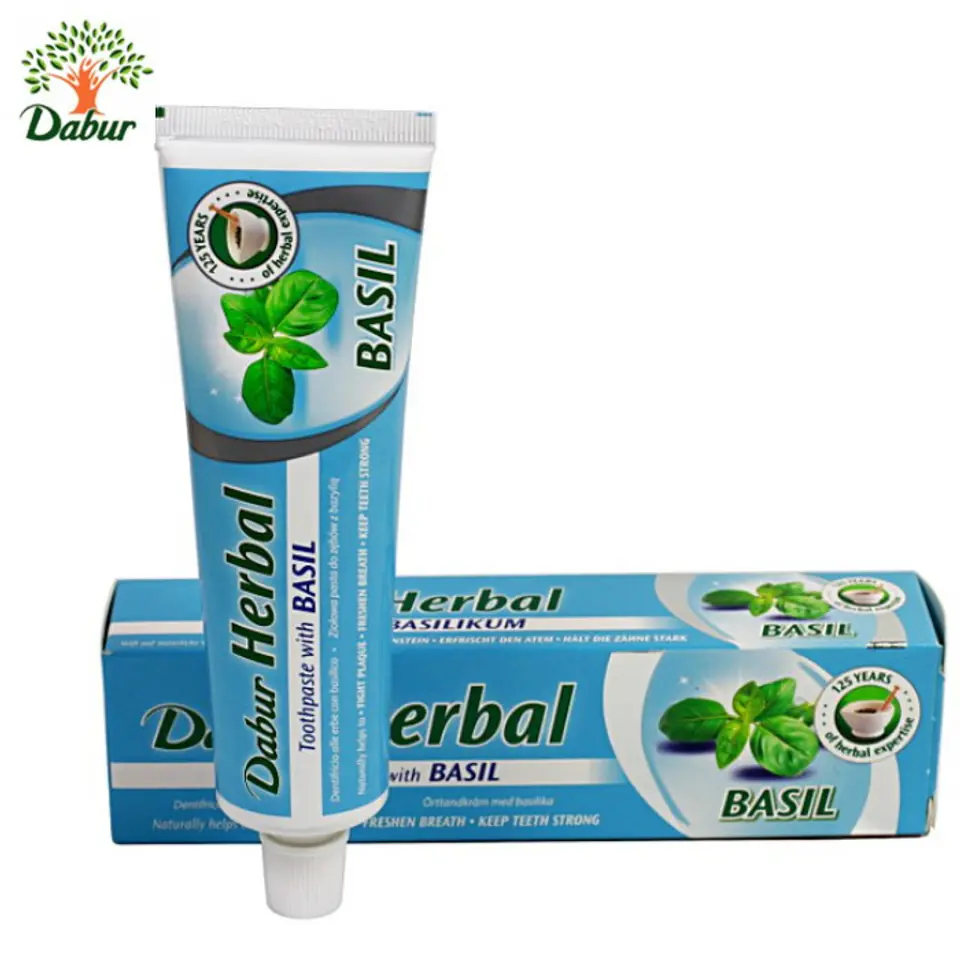 Dabur Toothpaste with basil Tulsi) 100 m | Wasserman.eu