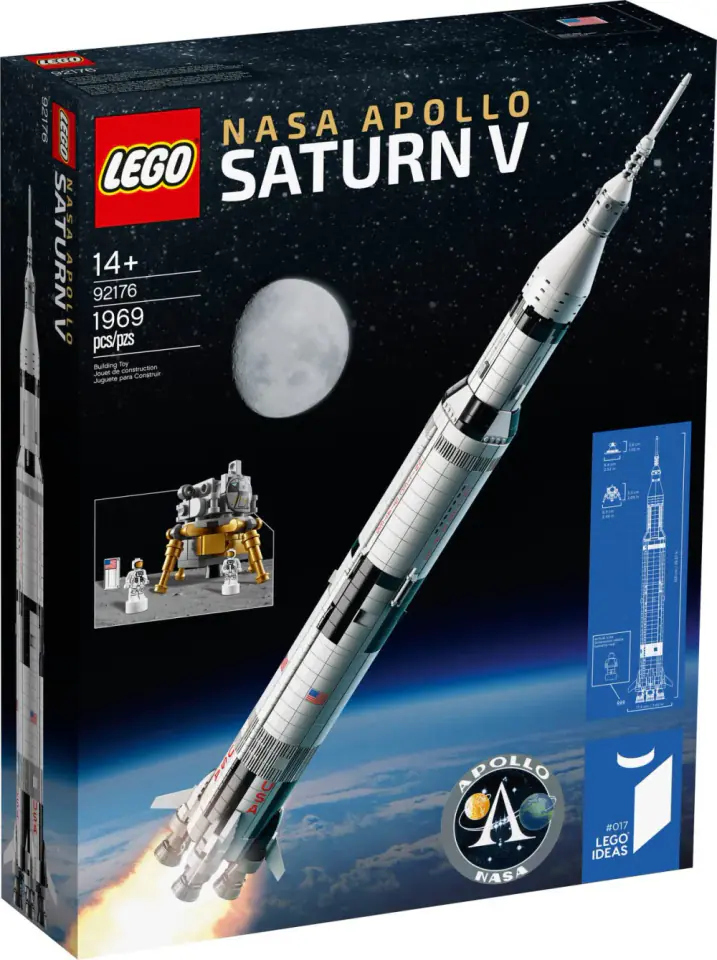 Bricks Ideas Rocket NASA Apollo Saturn V | Wasserman.eu