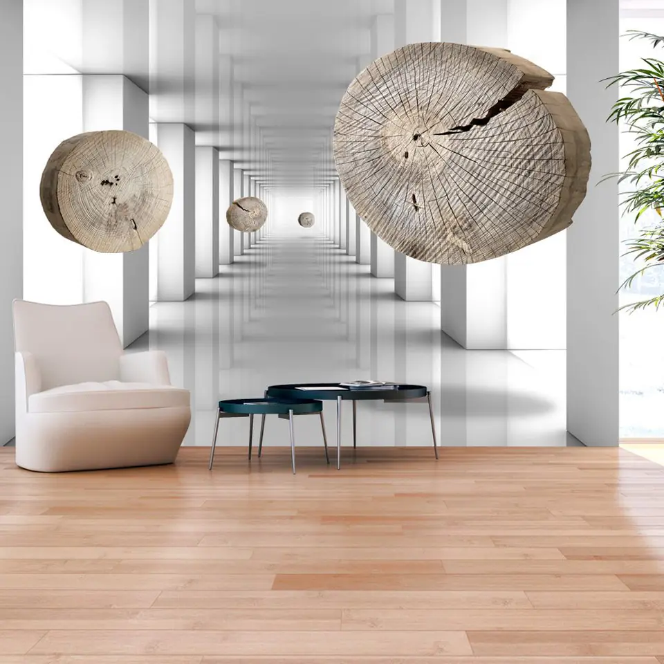 Self-adhesive mural - Ingenious corridor size 196x140 | Wasserman.eu