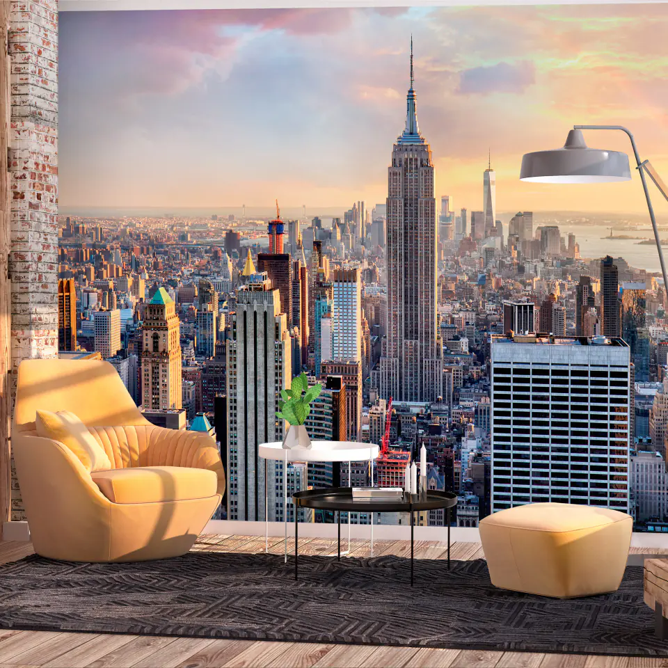 Self-adhesive mural - Sunny metropolis size 196x140 | Wasserman.eu