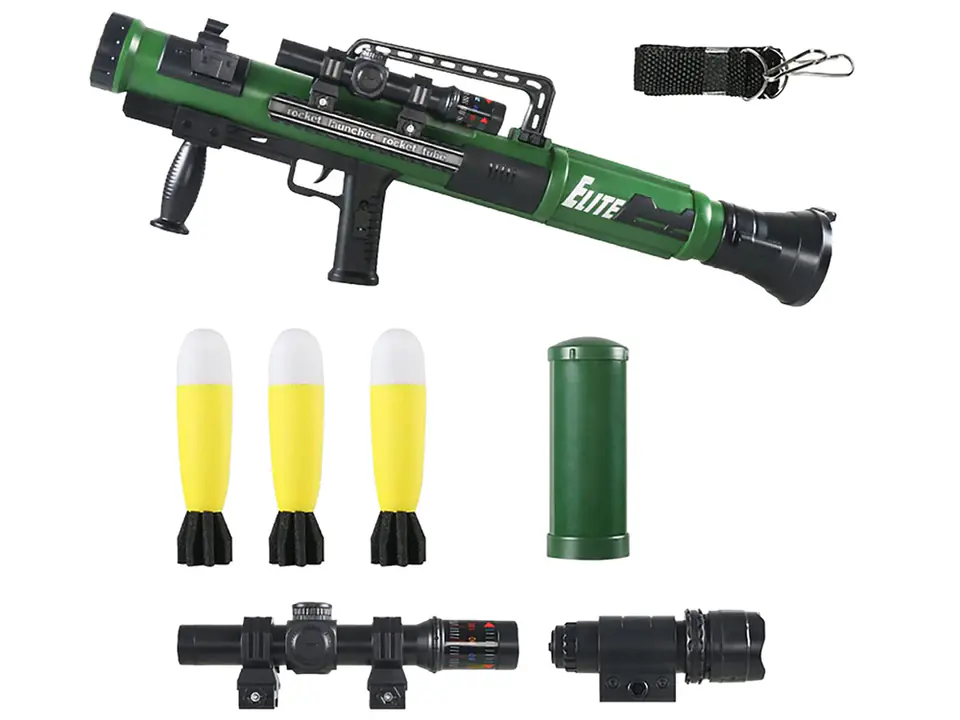 Grenade Launcher RPG Missiles Rocket Launcher Light Sound Green ...