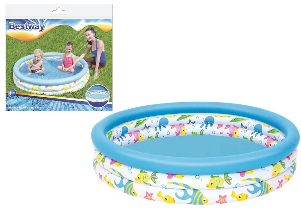 Bestway 51009 Inflatable pool Coral reef 1.22m x 25cm | Wasserman.eu