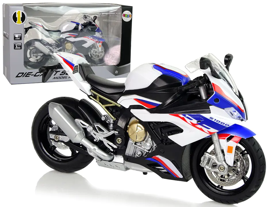 Motorcycle Model BMW S1000RR White Light Sounds | Wasserman.eu
