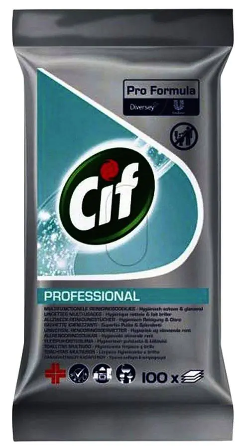Cif Professional Wet Cleaning Wipes 100 pcs. | Wasserman.eu