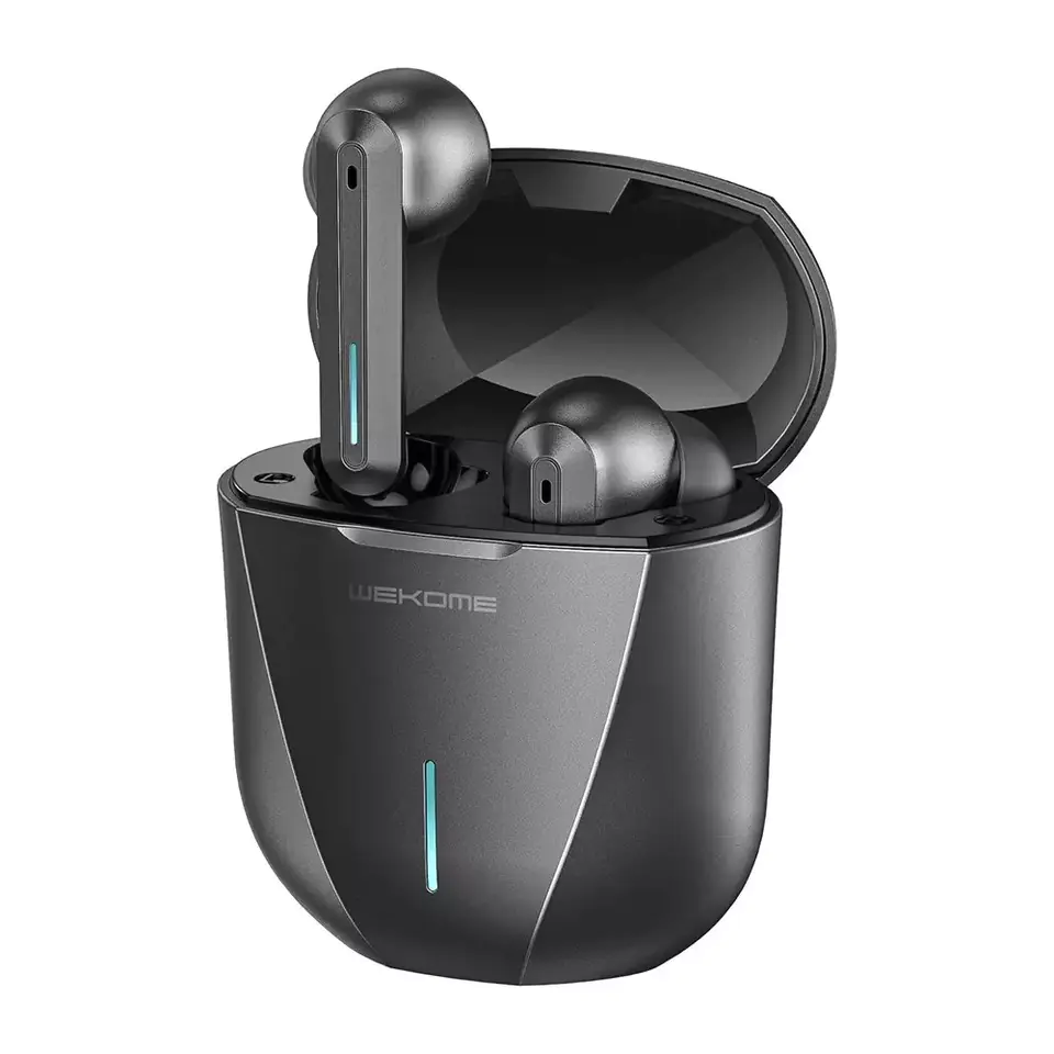 WK Design TWS Wireless Bluetooth Headphones Waterproof IPX4 Grey ET-V9 ...