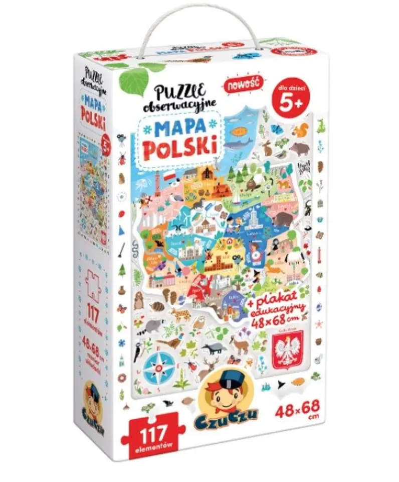 Observation puzzles Map of Poland | Wasserman.eu