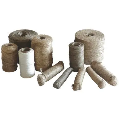 Grey linen threads 100g/120m | Wasserman.eu