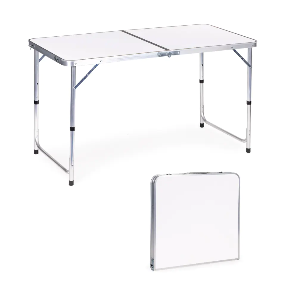 Tourist table, folding table, camping, white | Wasserman.eu