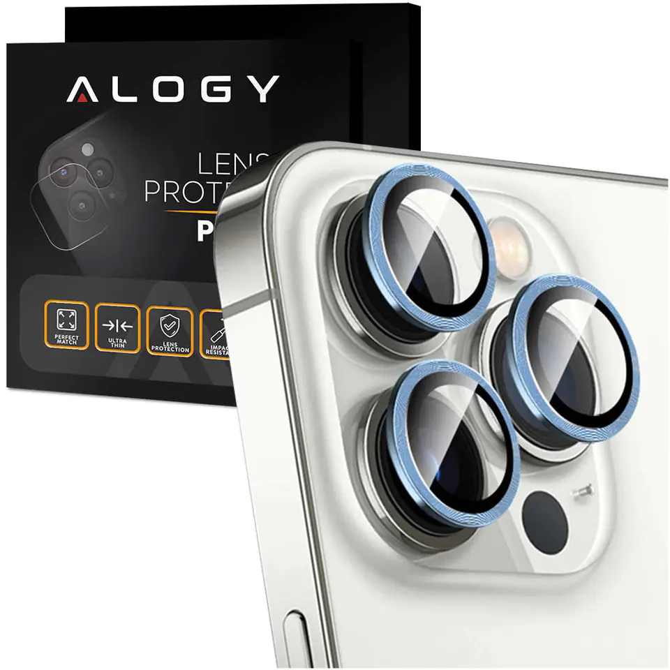 Alogy Metal Lens Protectors for Apple iPhone 13 Pro/ 13 Pro Max Blue ...