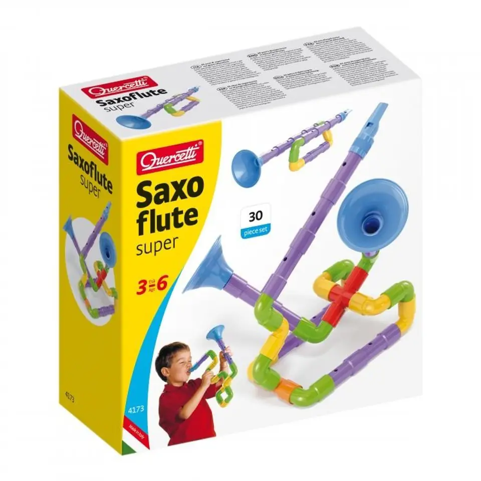 Quercetti Super Saxoflute 30 pcs | Wasserman.eu