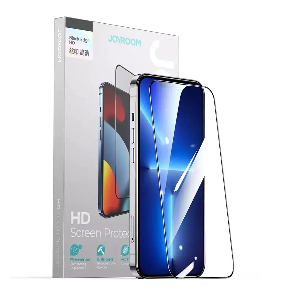 Joyroom Knight 2.5D TG Tempered Glass for iPhone 14 Pro Full Screen ...