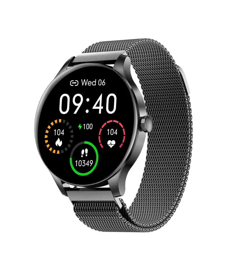 Smartwatch Classy black steel | Wasserman.eu