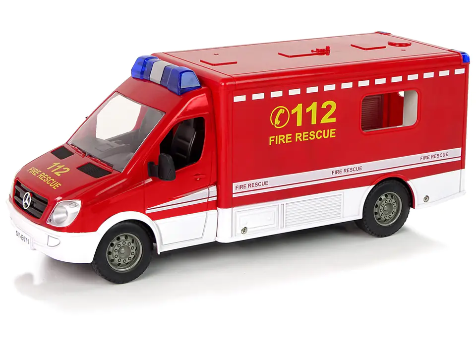 Mercedes Sprinter Remote Control Fire Brigade Moving Water Ladder ...