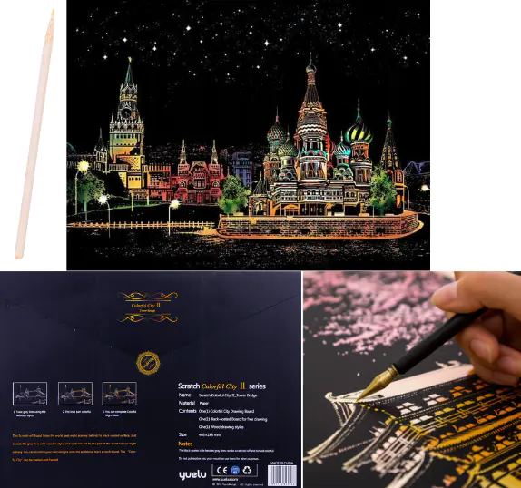 SCRATCH SCRATCH COLORING PAGE LARGE MAGIC | Wasserman.eu