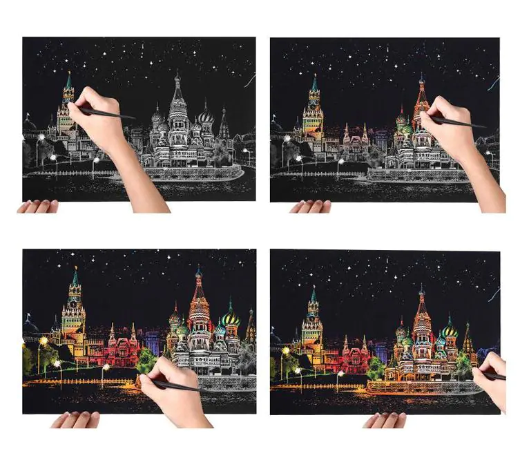 SCRATCH SCRATCH COLORING PAGE LARGE MAGIC | Wasserman.eu