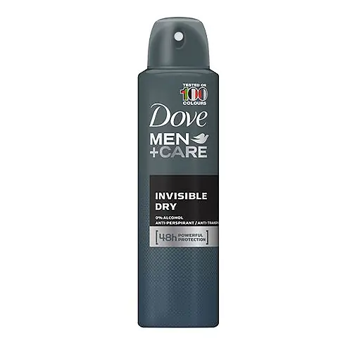 Dove Antiperspirants Men Care Invisible Dry Antiperspirant Spray ...