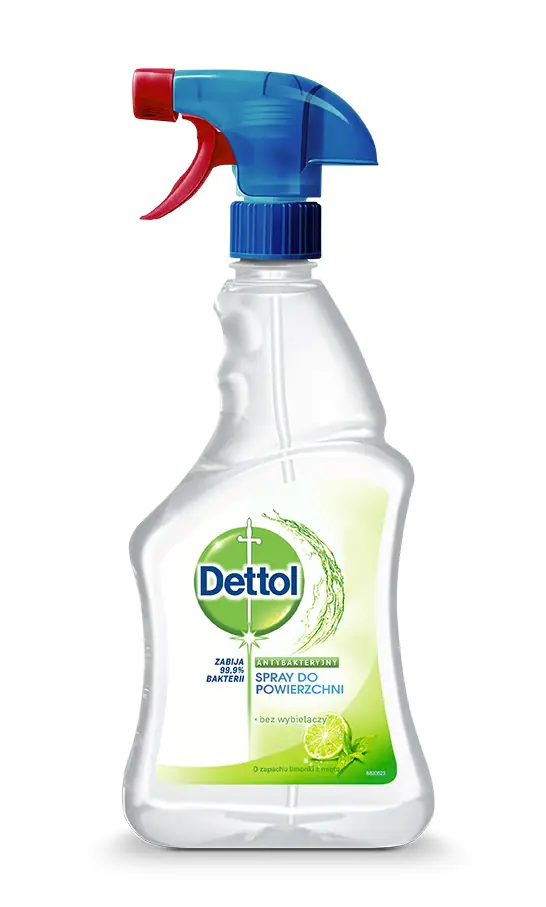 Dettol Dettol surface cleaning spray antibacterial Lime and Mint 500ml ...