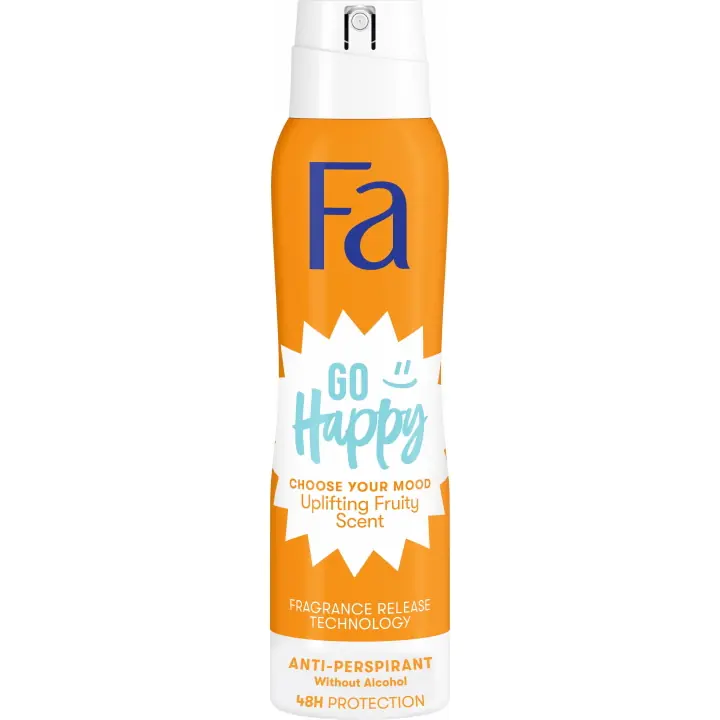 Fa Go Happy Anti-Perspirant Antiperspirant Spray 150ml | Wasserman.eu