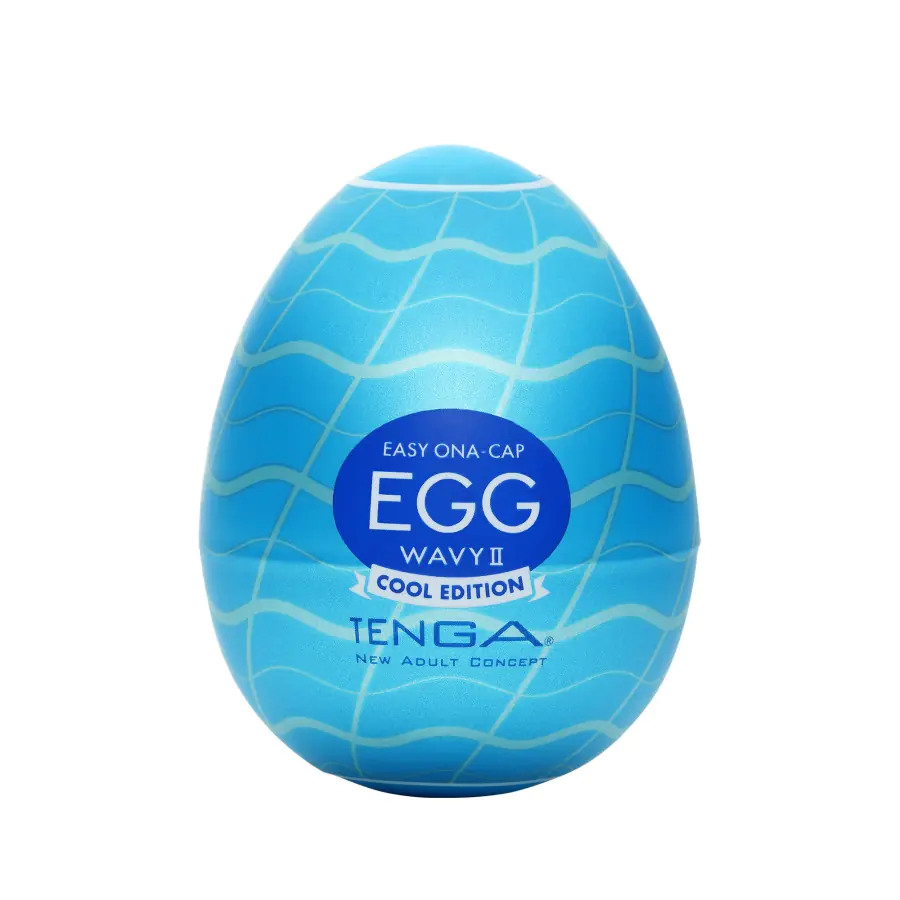 TENGA Easy Ona-Cap Egg Wavy II Cool Edition chłodzący jednorazowy ...