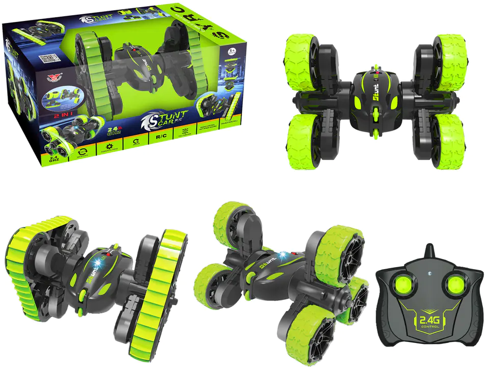 Auto Stunt R/C Remote Control 2in1 Interchangeable Wheels | Wasserman.eu