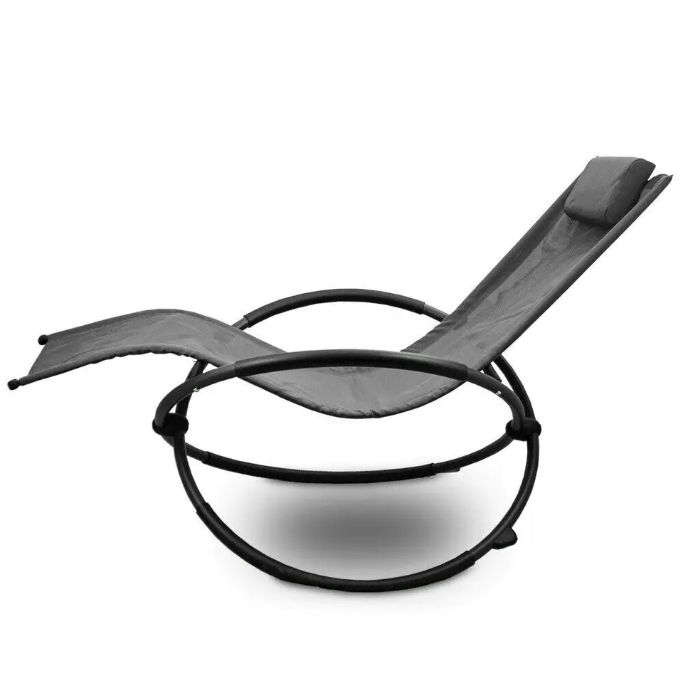 Armchair Garden rocker for terrace, balcony, light and solid deckchair ...