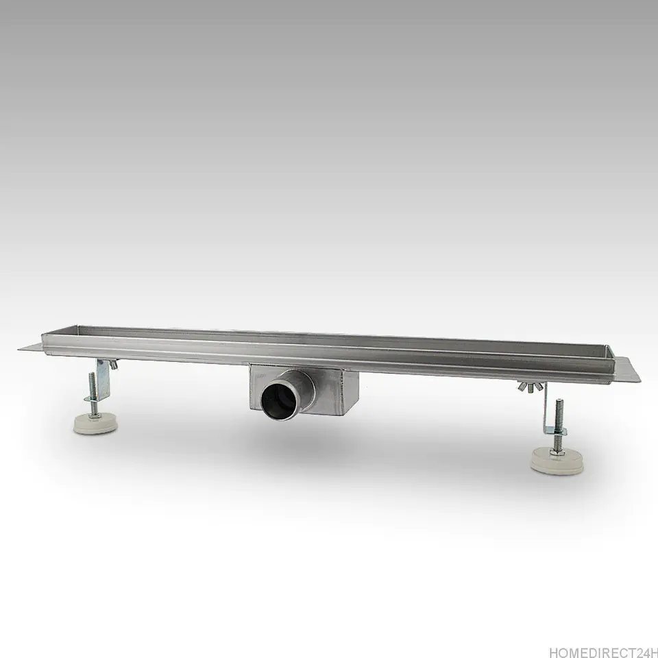 Ropfen shower channel 120cm with low floor siphon stainless steel ...